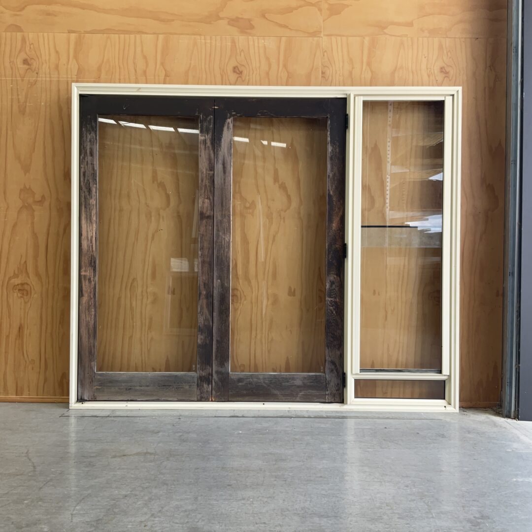 2400w x 2000h Cream Bifold Door | Diy Supply | 0800 349 748 | Hamilton, NZ